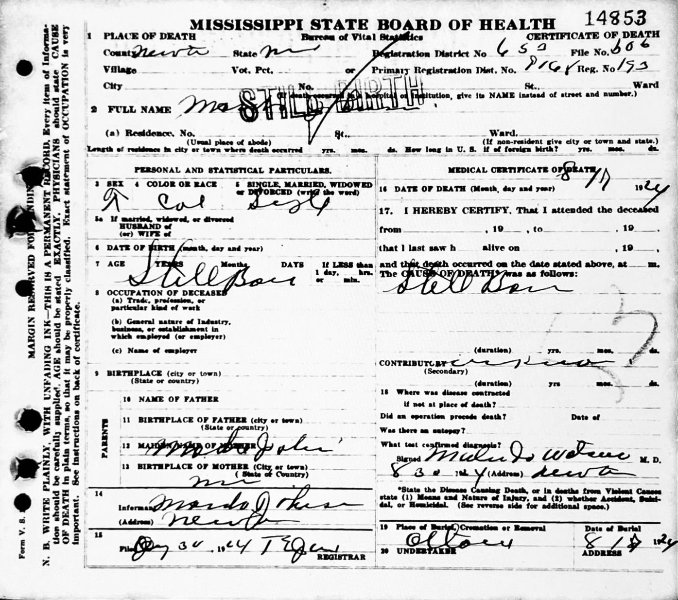 infant daughter of manda johnson – Our Unique Stories