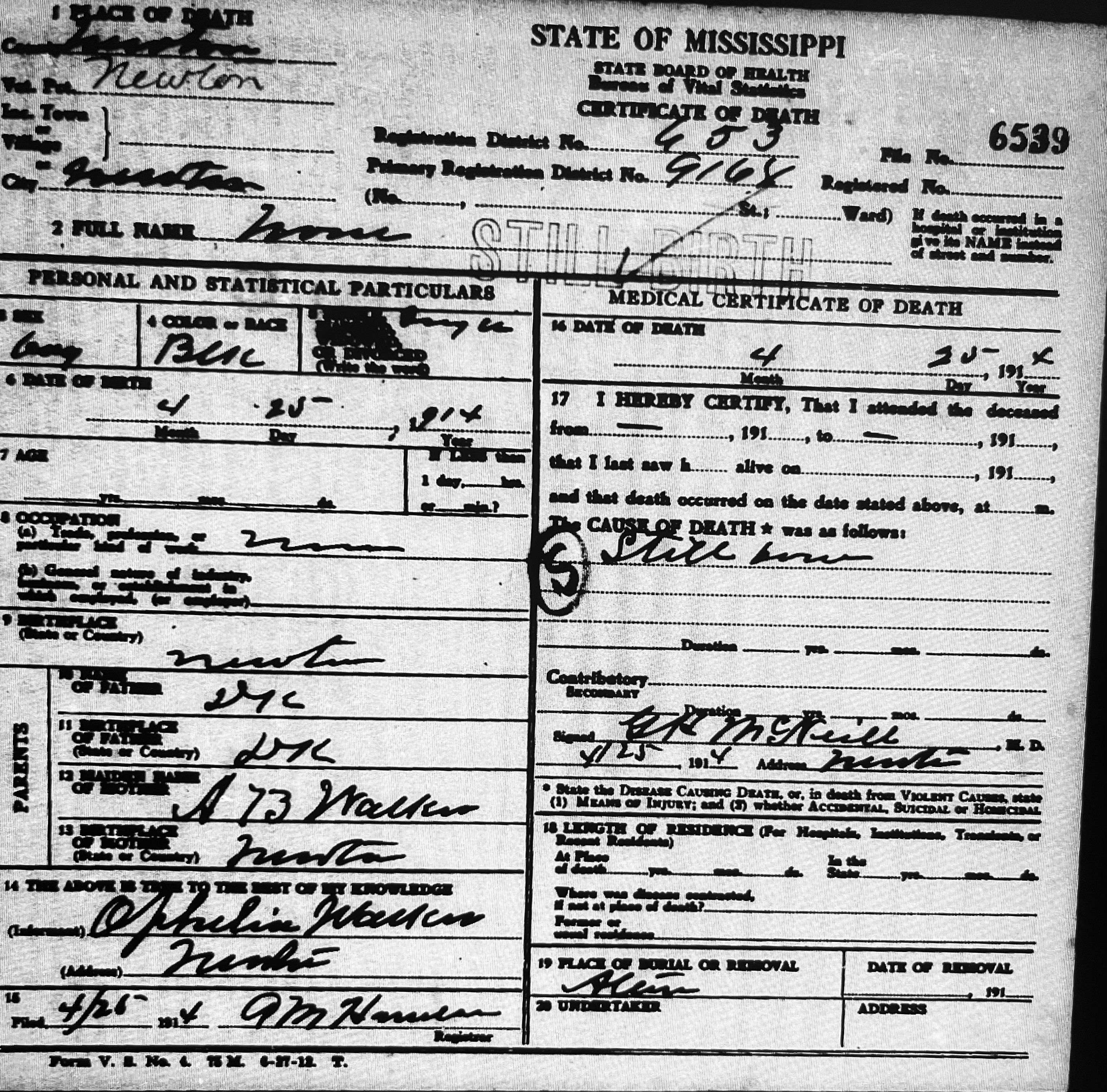 infant son of ophelia scanlan walker – Our Unique Stories