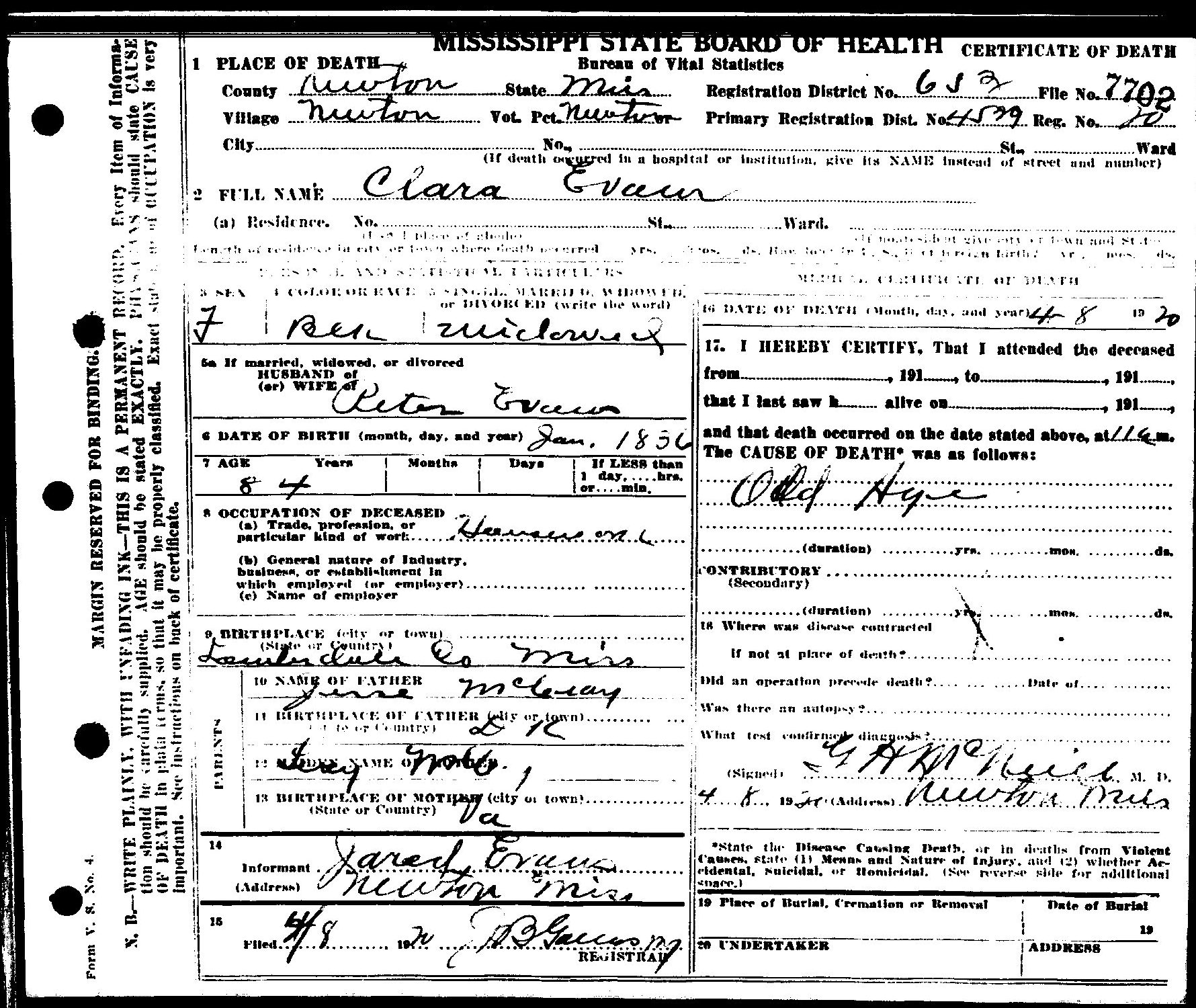 Clara Evans – Our Unique Stories