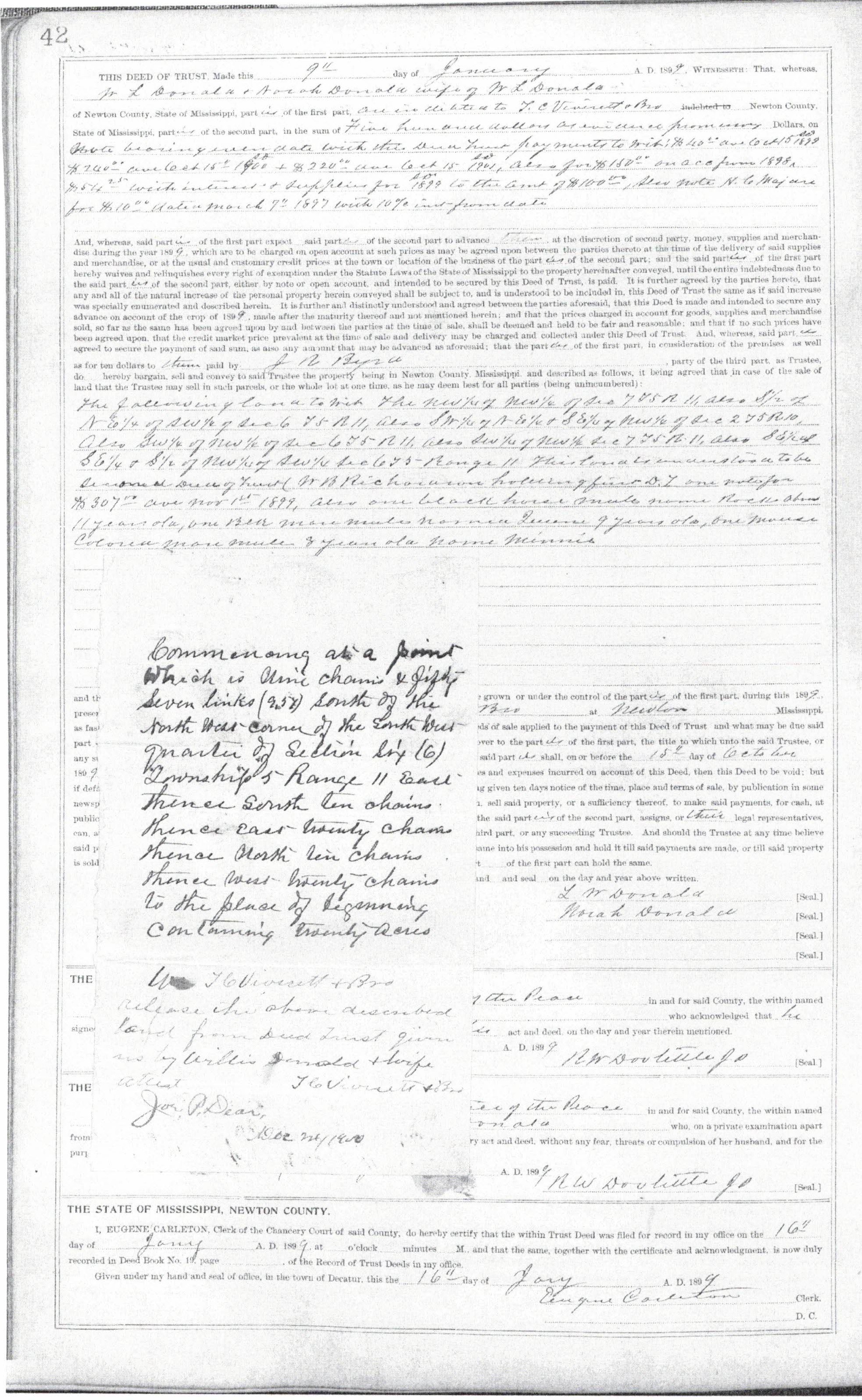 Lewis Willis-Norah Donald-J.C. ViverettBro-1899-B19-P42 – Our Unique ...