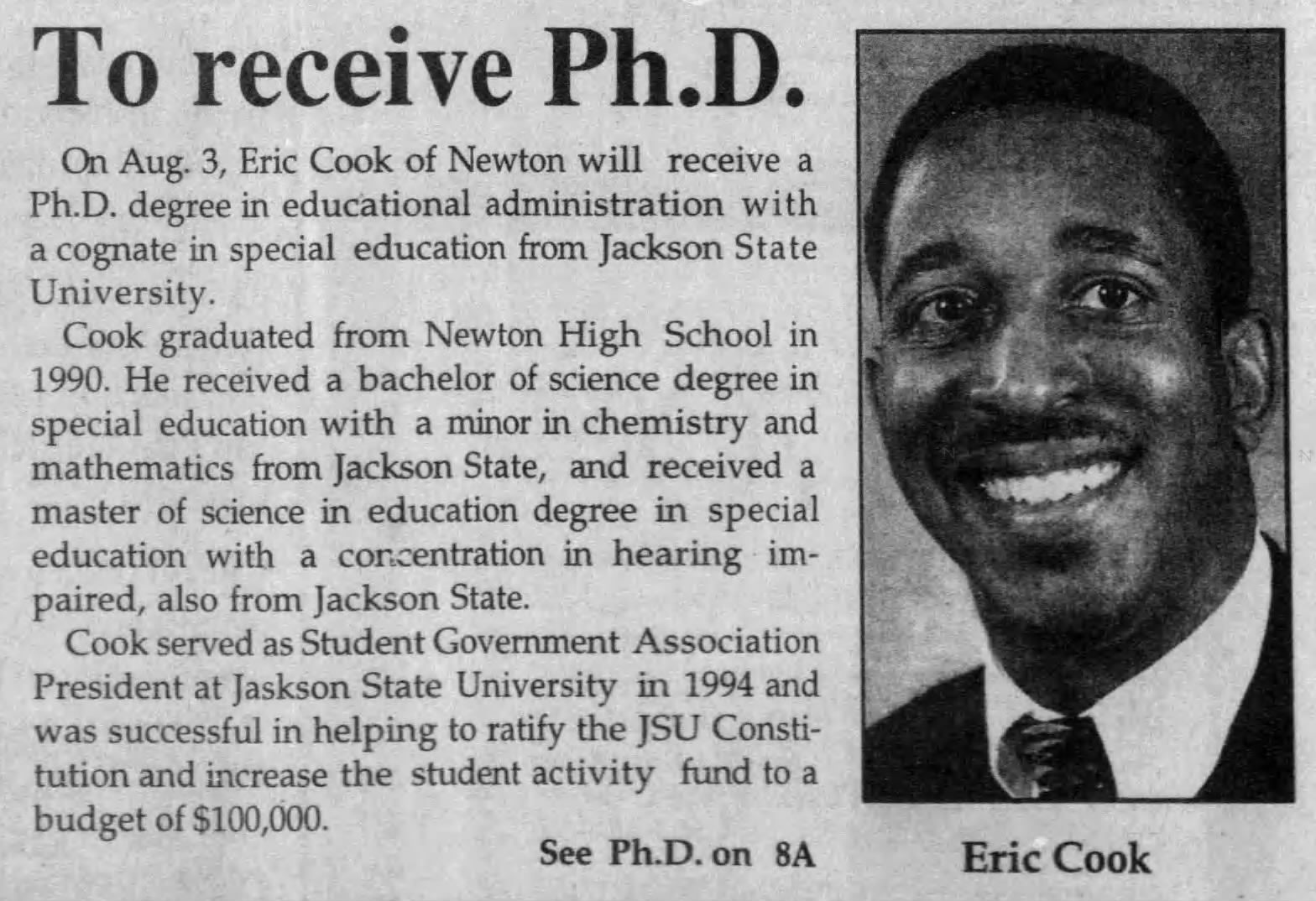 To_receive_Ph_D_Eric_Cook_son_of_Rev_Michael_and_Diann_Chapman – Our ...