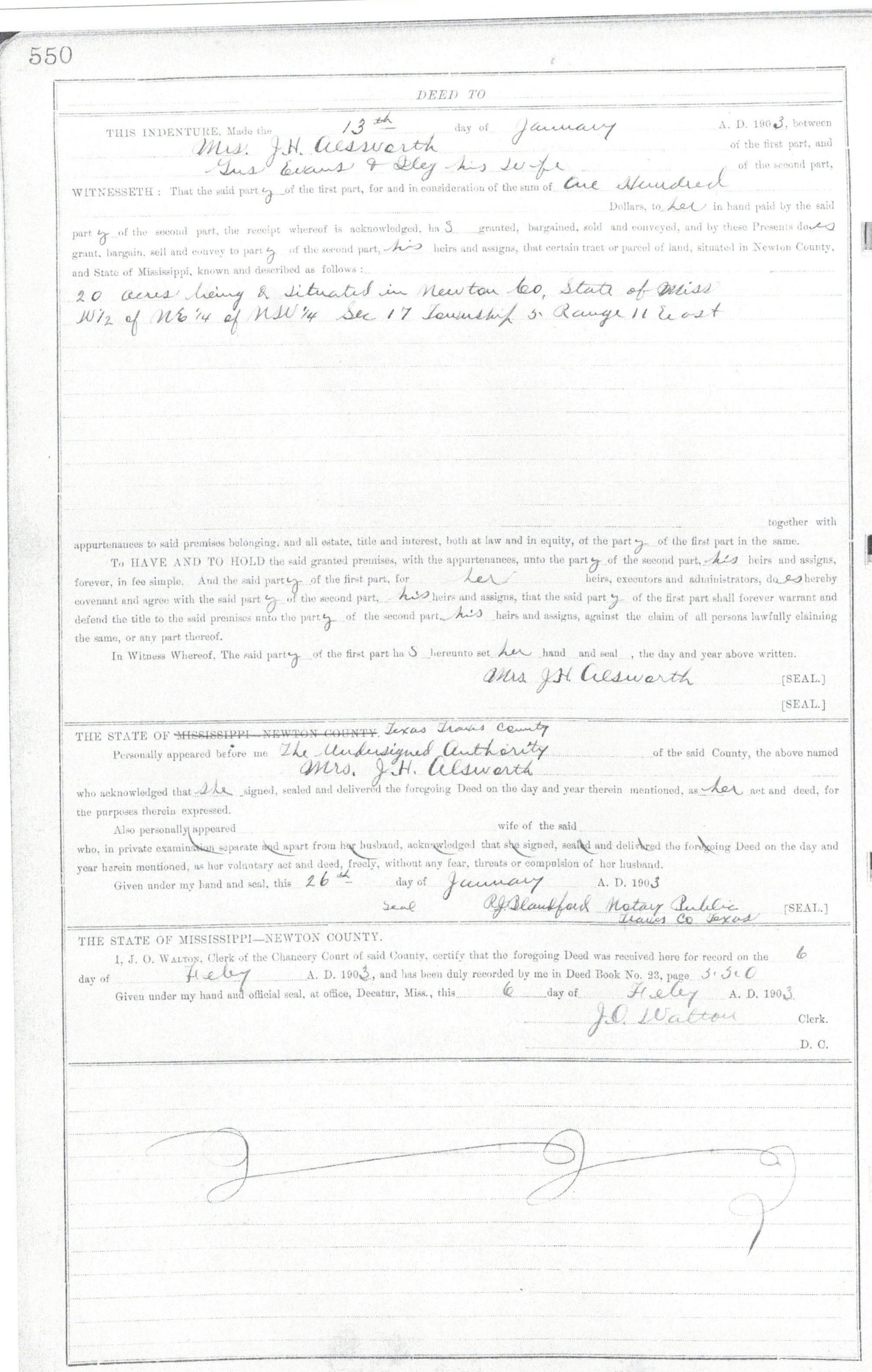 Index – Section 17, Township 5, Range 11-E – Our Unique Stories