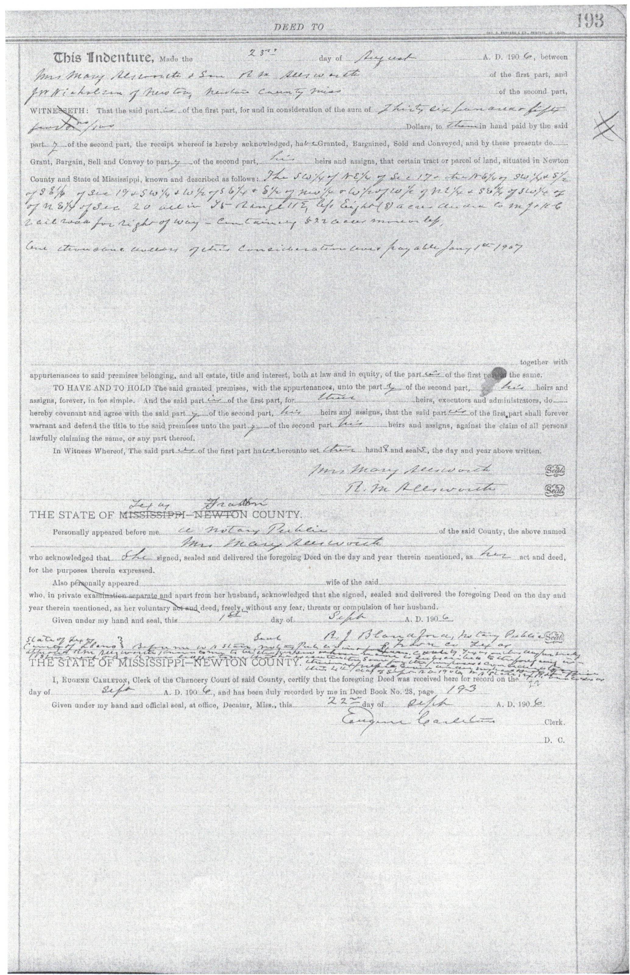Index – Section 17, Township 5, Range 11-E – Our Unique Stories