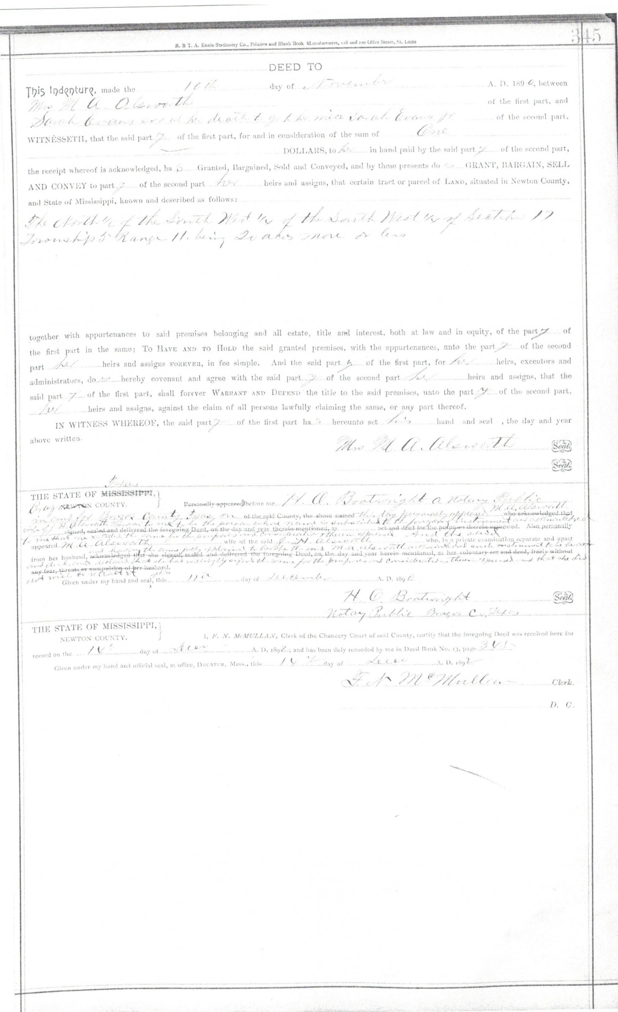 Index – Section 17, Township 5, Range 11-E – Our Unique Stories