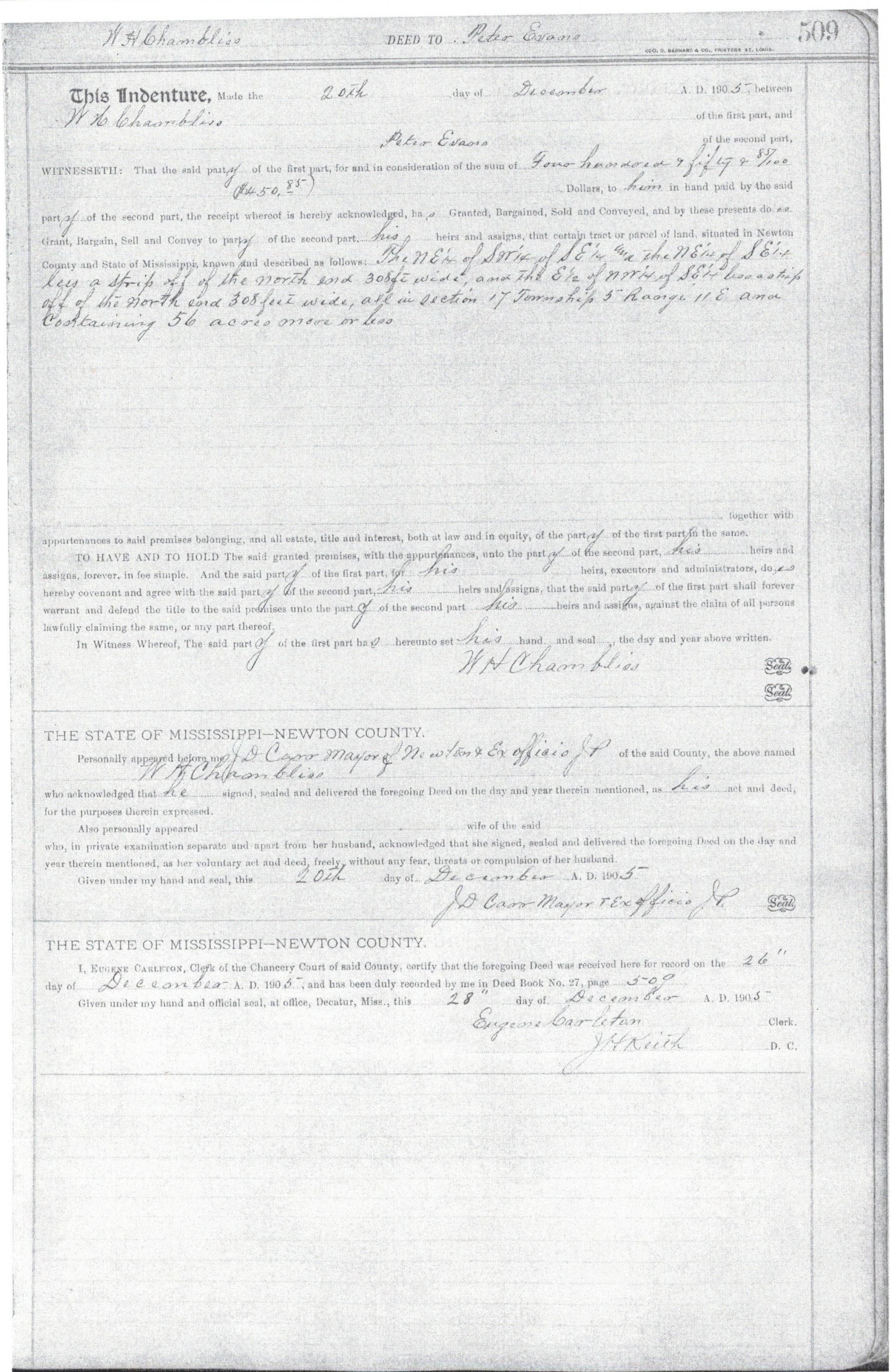 Index – Section 17, Township 5, Range 11-E – Our Unique Stories