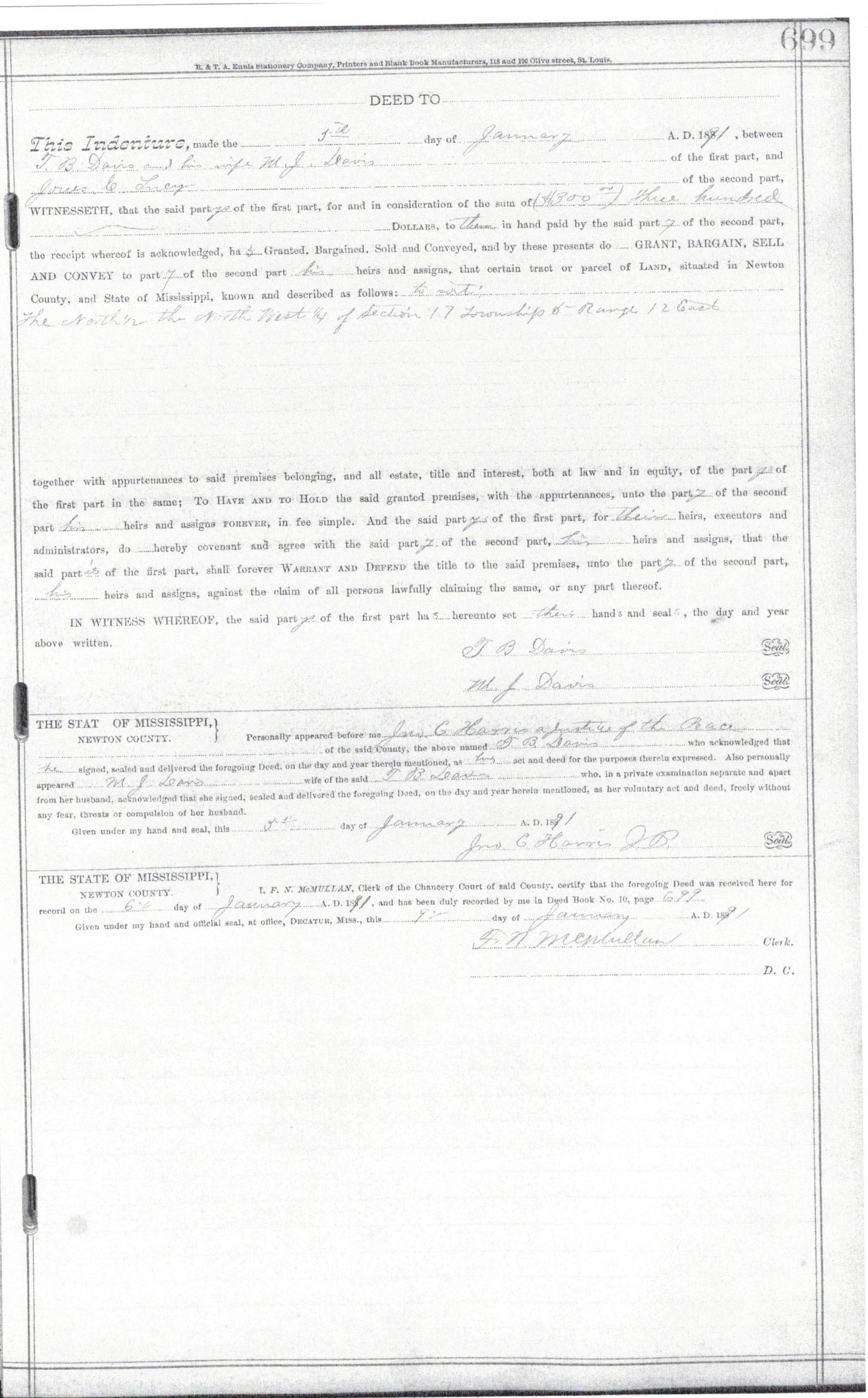 Index – Section 17, Township 5, Range 11-E – Our Unique Stories