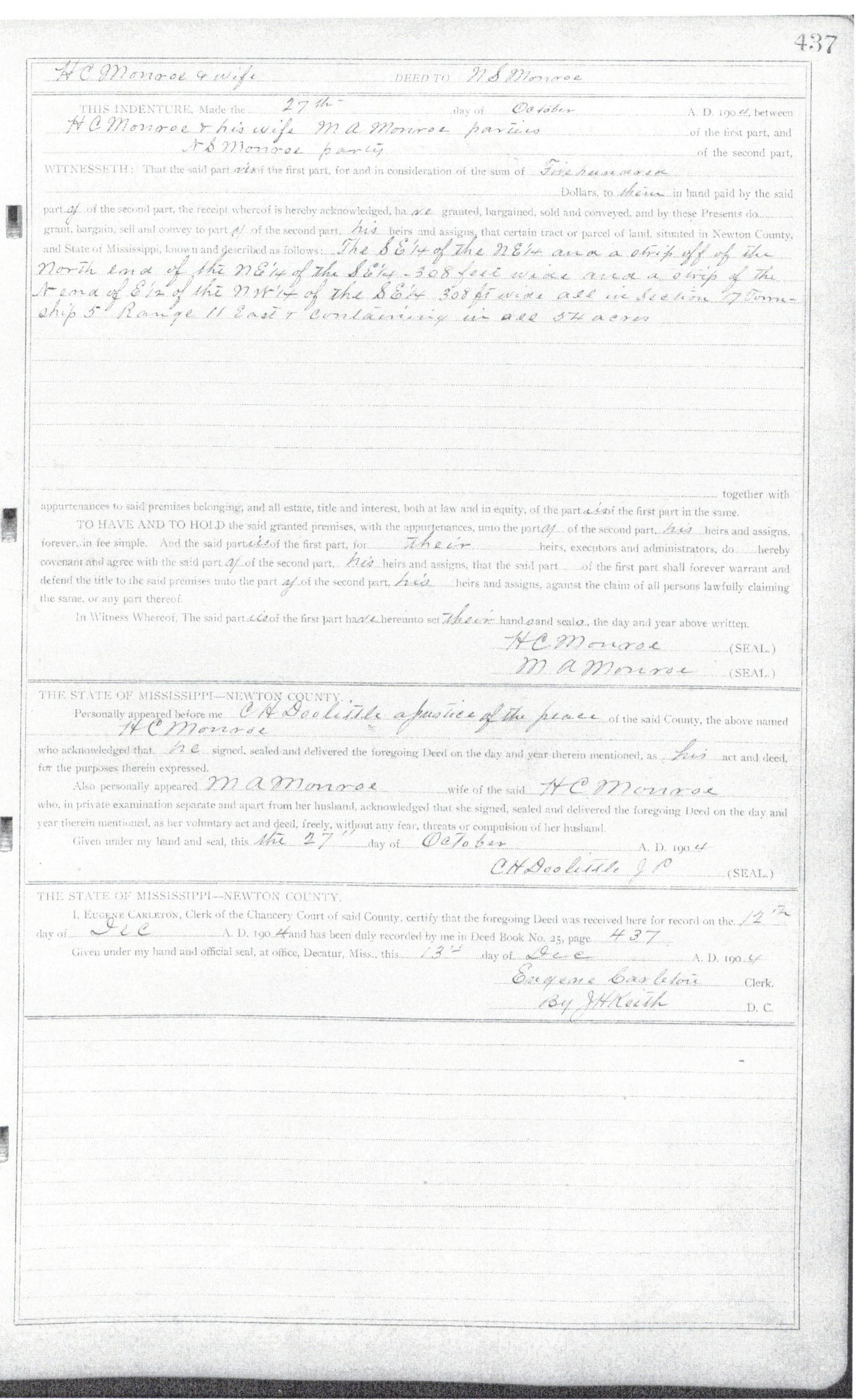 Index – Section 17, Township 5, Range 11-E – Our Unique Stories