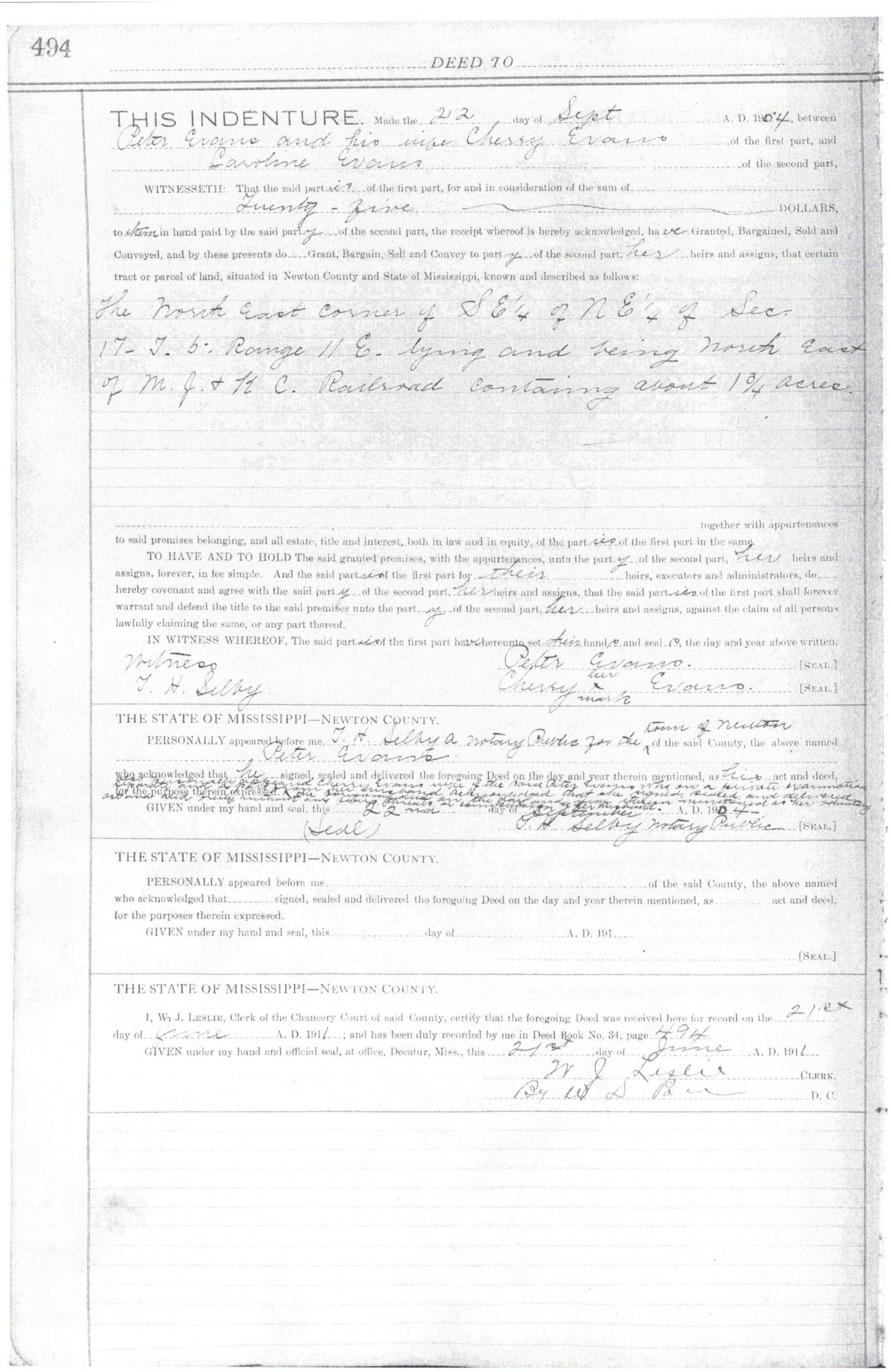 Index – Section 17, Township 5, Range 11-E – Our Unique Stories